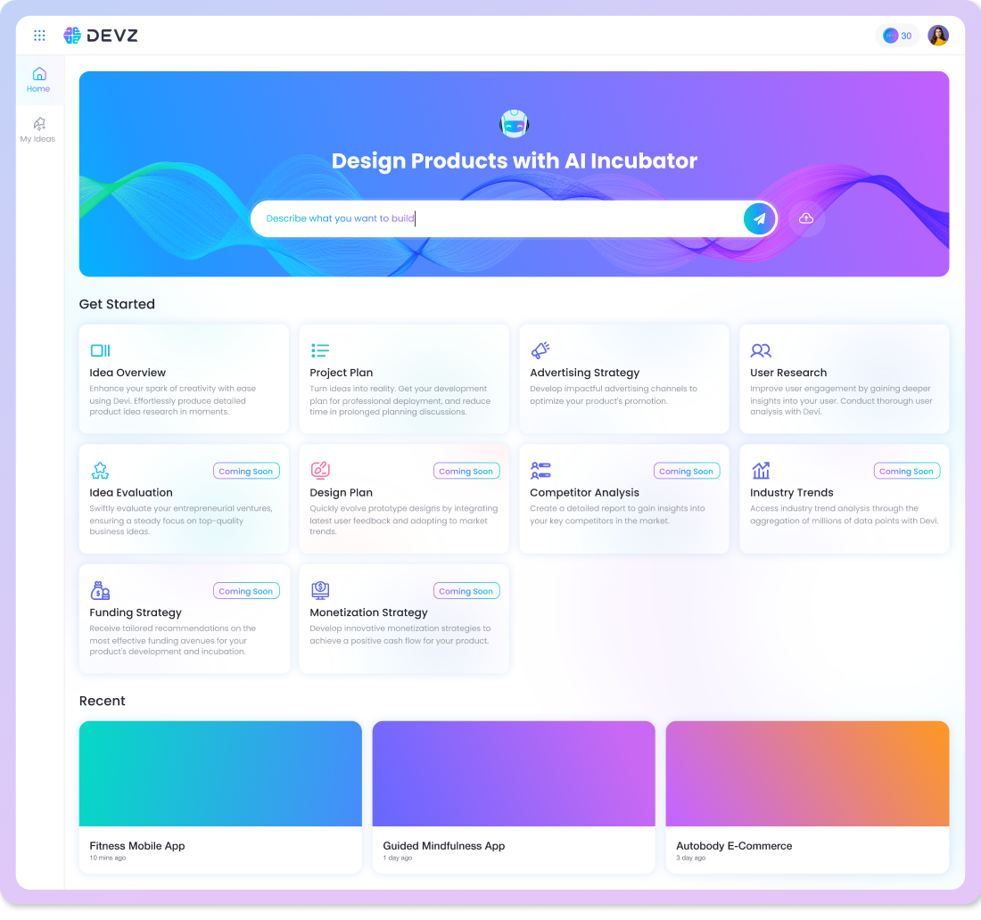 Devz AI - Build Your Dream With AI